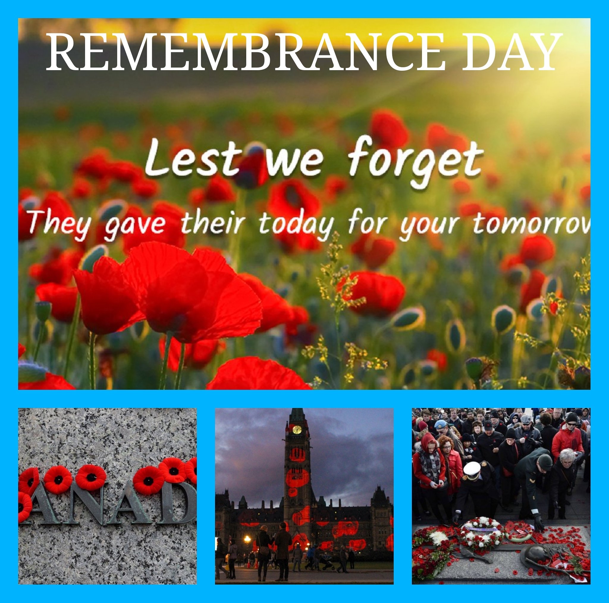 REMEMBRANCE DAY - English & Immigration